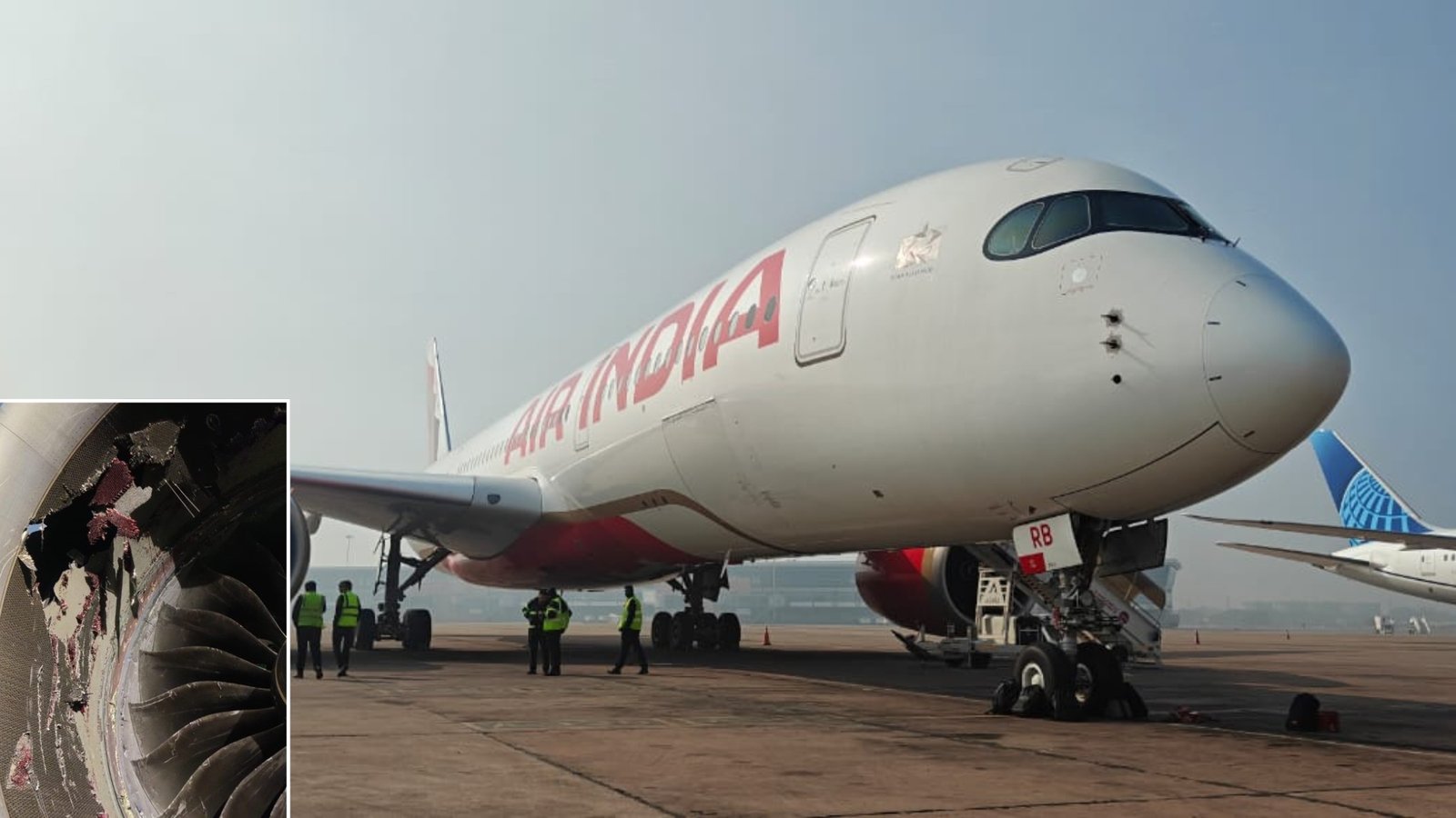 Air India A350 Engine Damaged After Ingesting Cargo Container At Delhi ...
